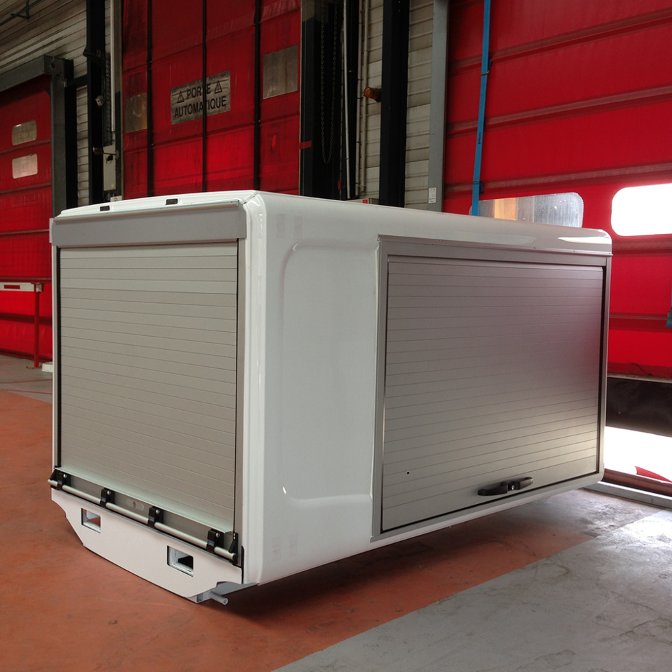 Caissons aluminium sur mesure pour véhicules professionnels
